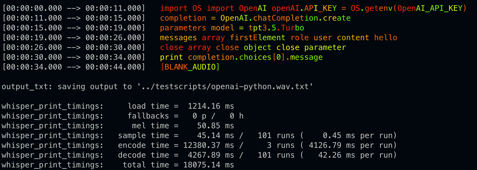 Solving carpal tunnel with Whisper, GPT-4 and llama.cpp